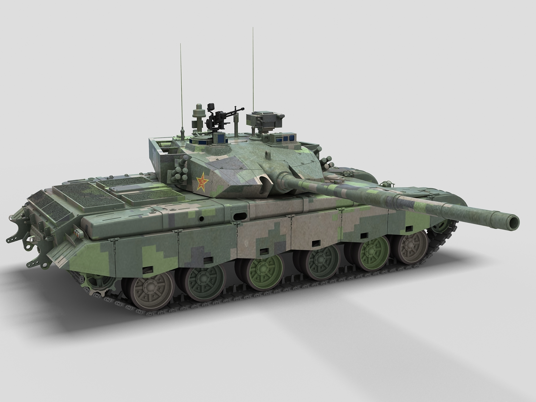 Type 99 chinese tank 3D model - TurboSquid 1253076