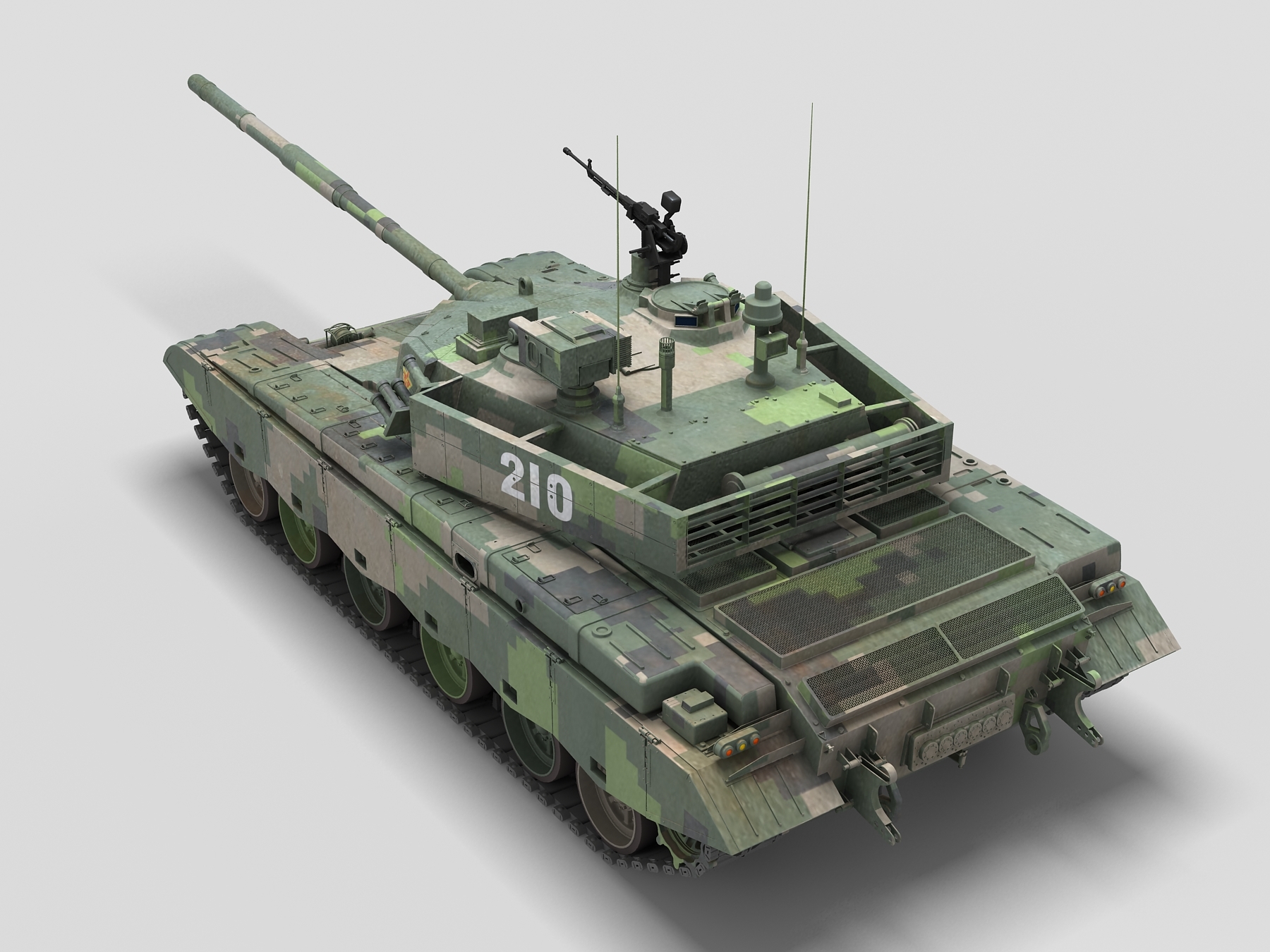 Type 99 chinese tank 3D model - TurboSquid 1253076