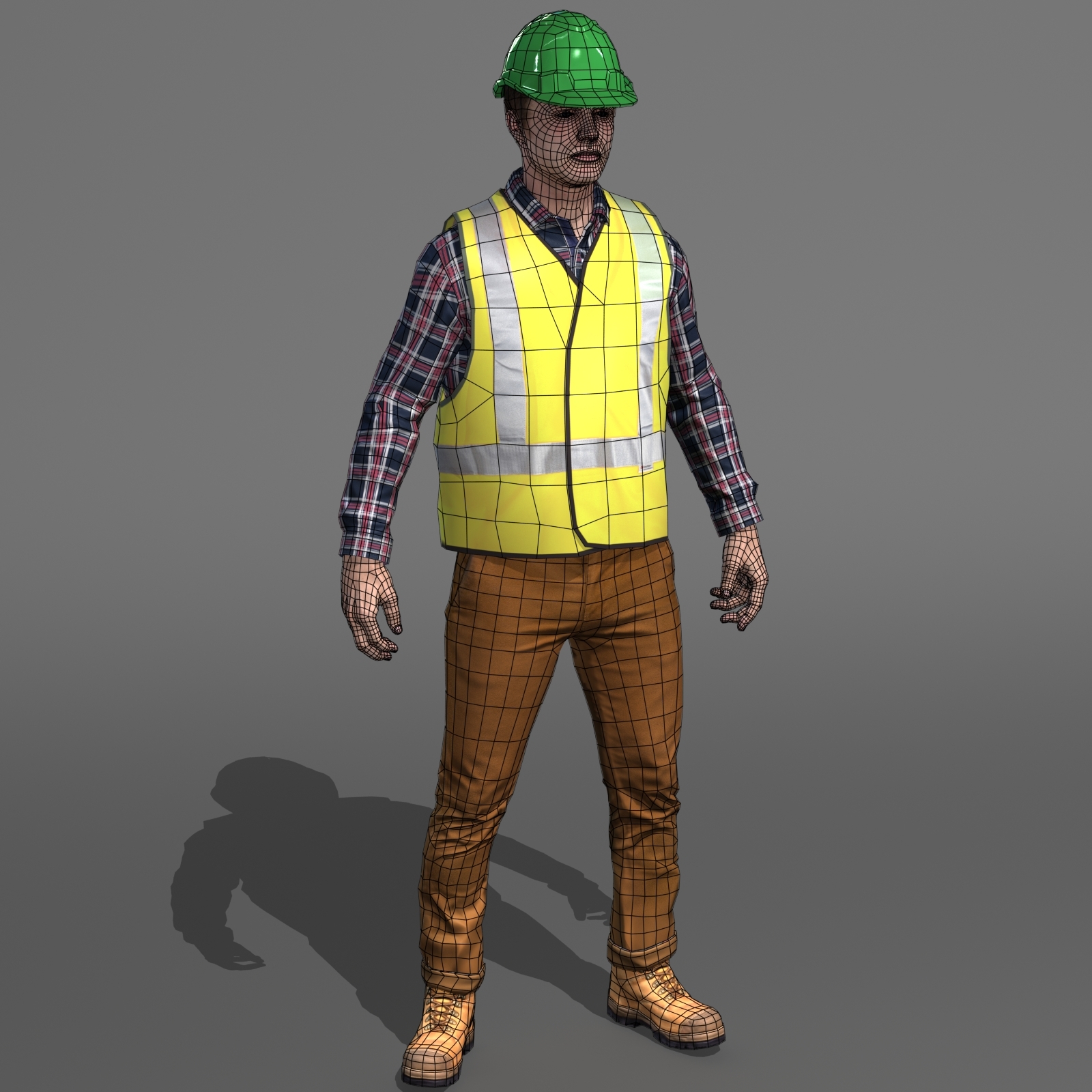Worker engineer work 3D model - TurboSquid 1253079