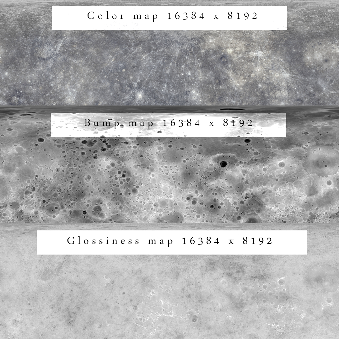 Mercury planet 3D model - TurboSquid 1152899