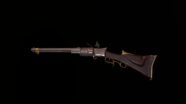 Flintlock revolver rifle 3D model - TurboSquid 1253335