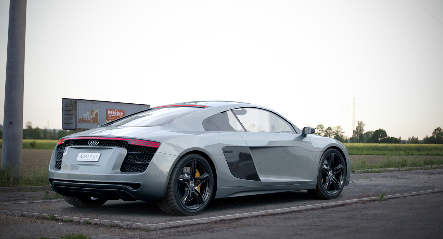 Concept audi r10 3D - TurboSquid 1253438