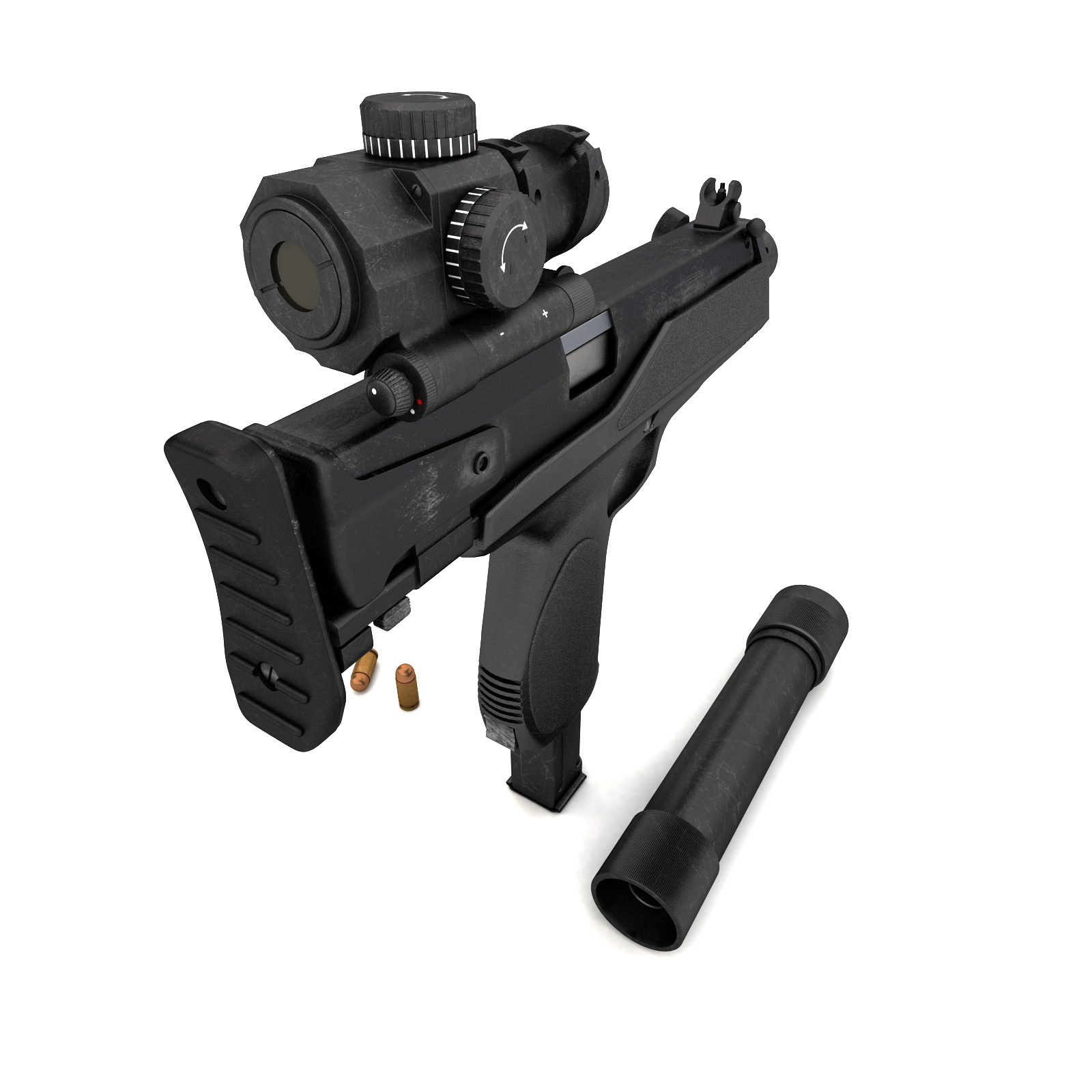 3D submachine gun aek-919k kashtan - TurboSquid 1253755