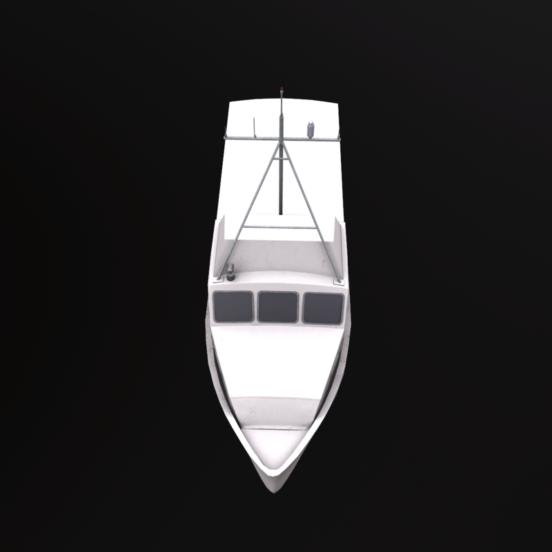 Boat fishing 3D model - TurboSquid 1253786