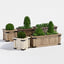 Rustic barnwood planter model - TurboSquid 1253813