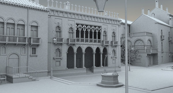 3D old town - TurboSquid 1254118