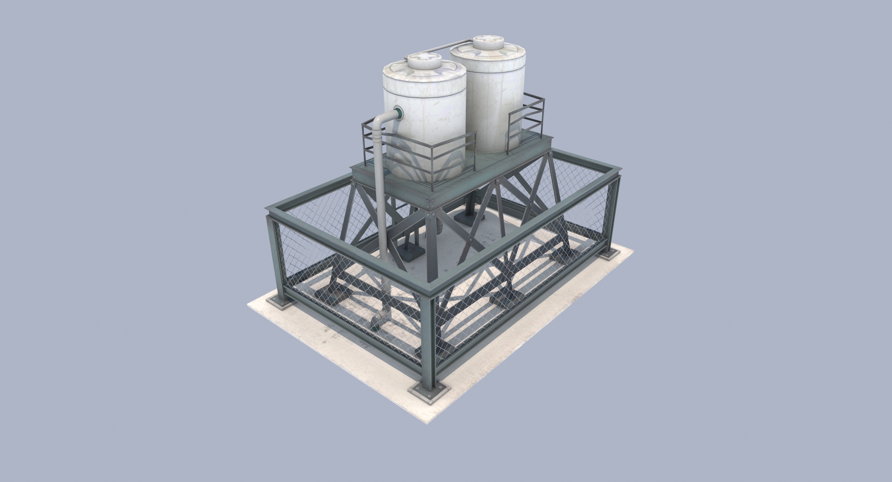 3D water tank model - TurboSquid 1254179