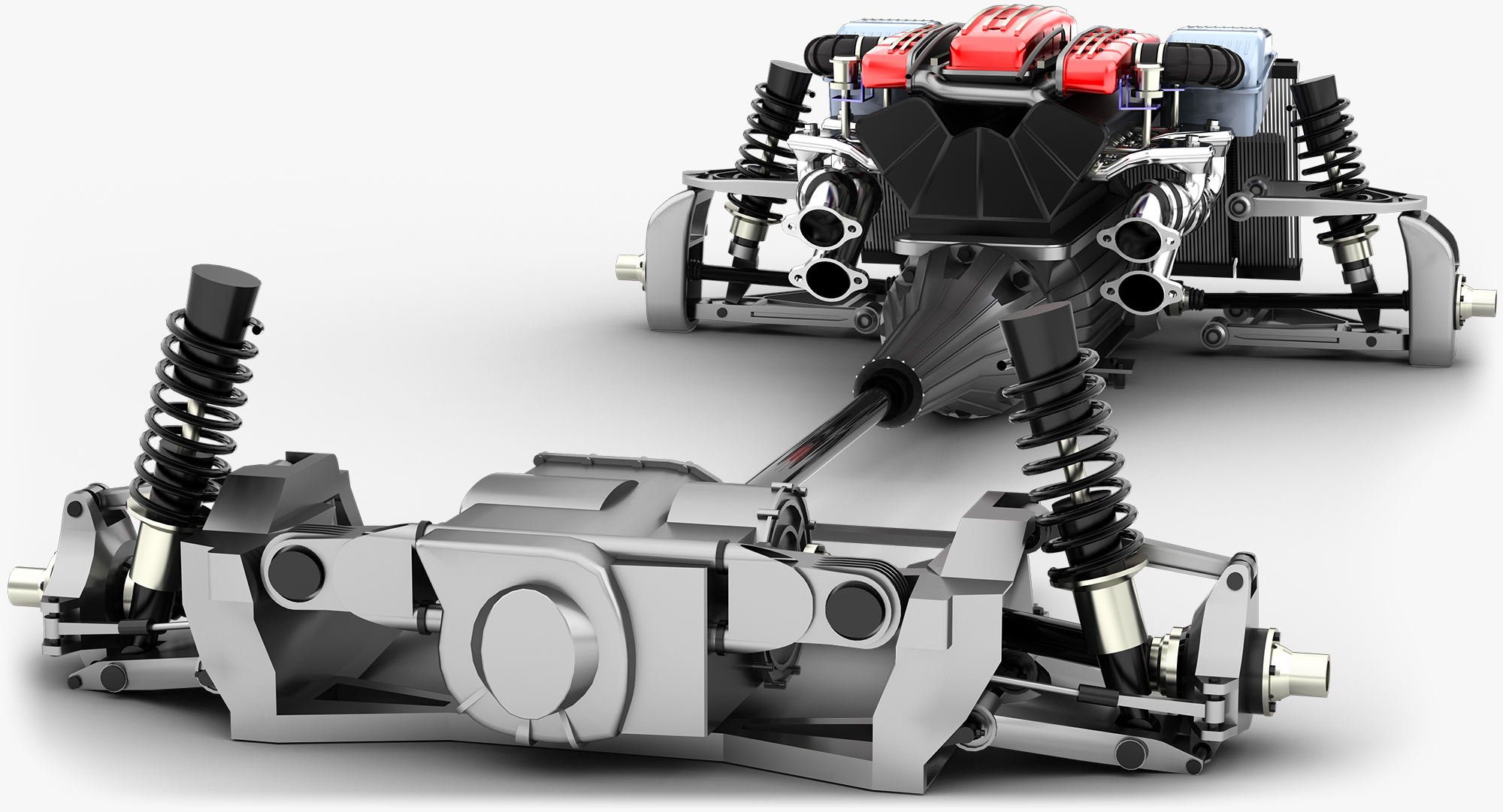 3d Chassis Ff Awd Tipo Turbosquid 1254185