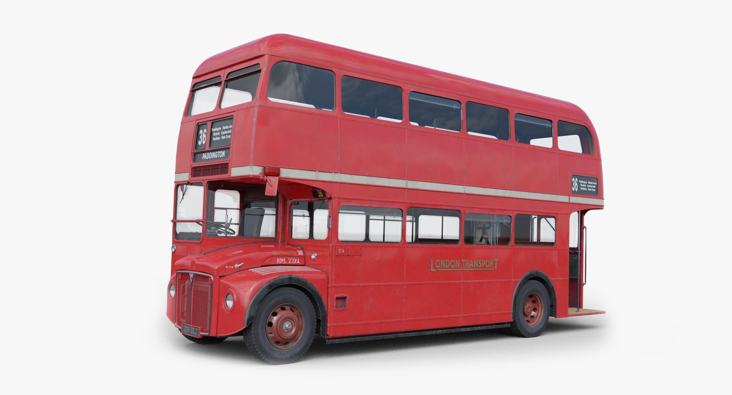 3D london routemaster bus model - TurboSquid 1250599