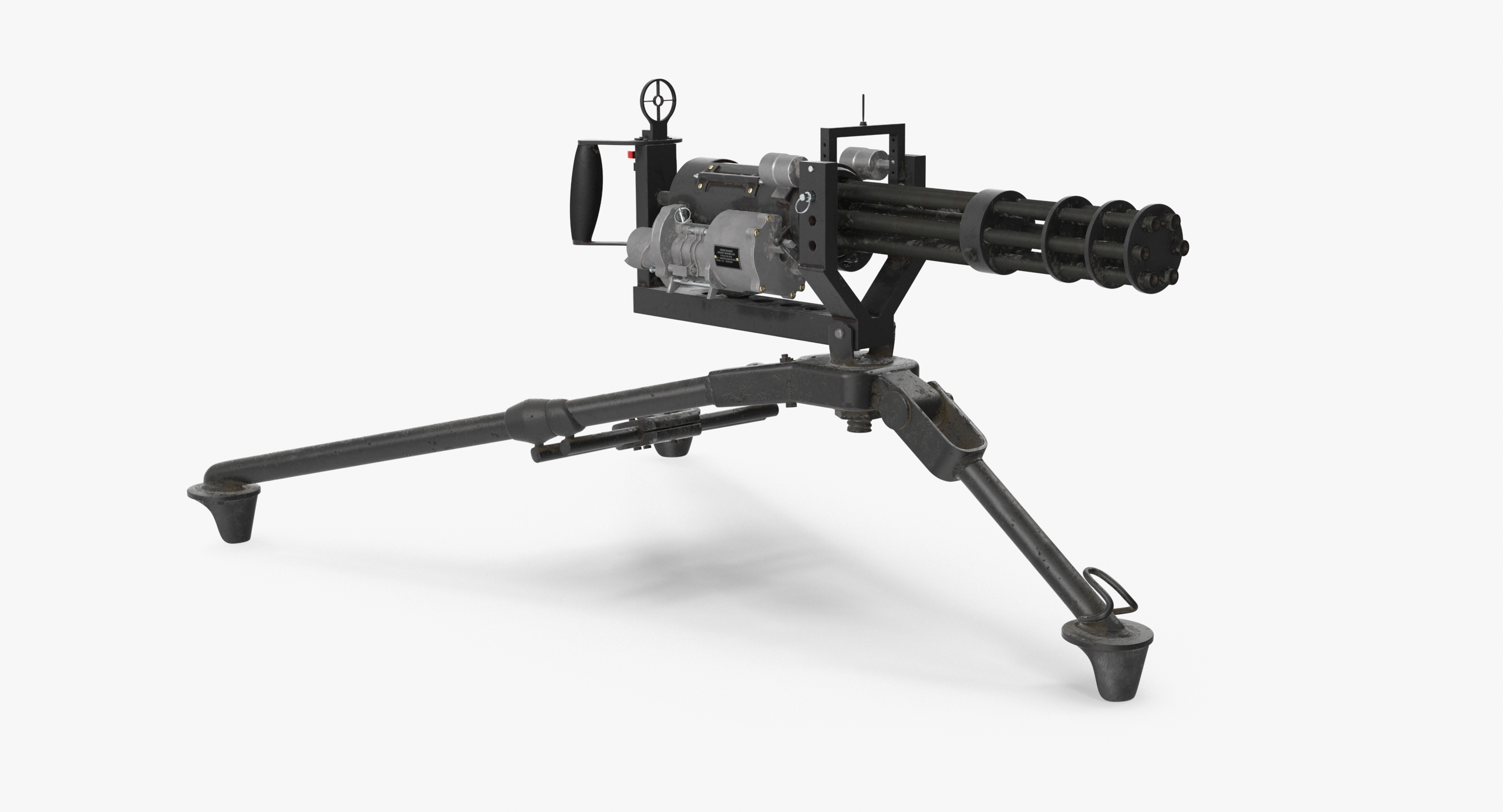 3D m134 minigun tripod mounted - TurboSquid 1254270