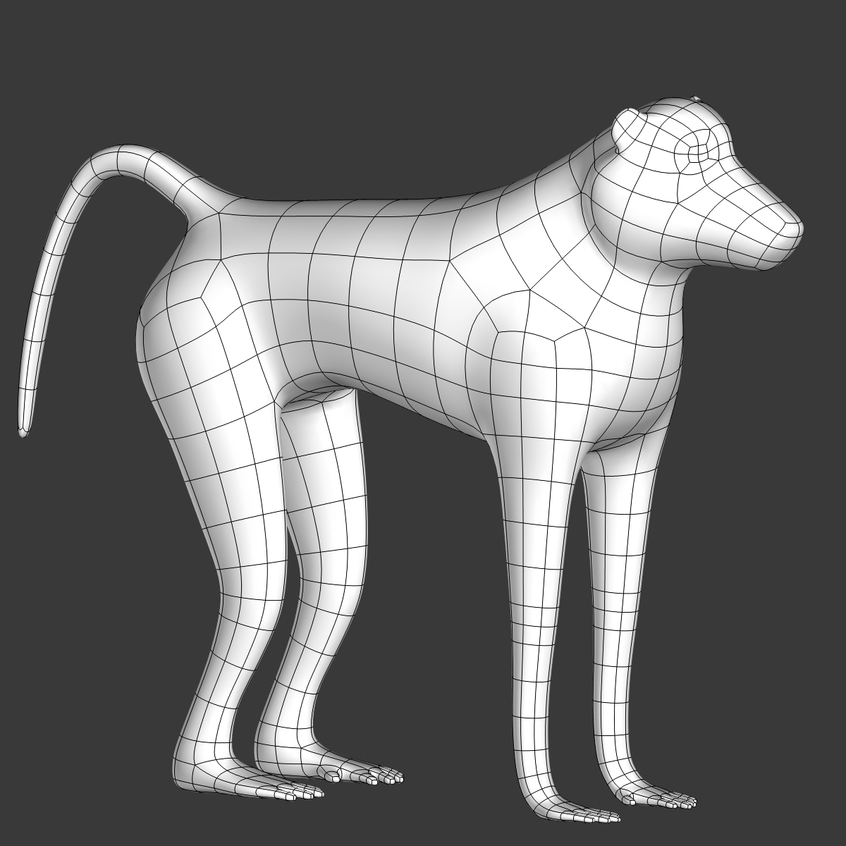 3D baboon mesh model - TurboSquid 1254328