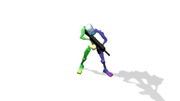 Motion Character Studio Biped biped bip attack