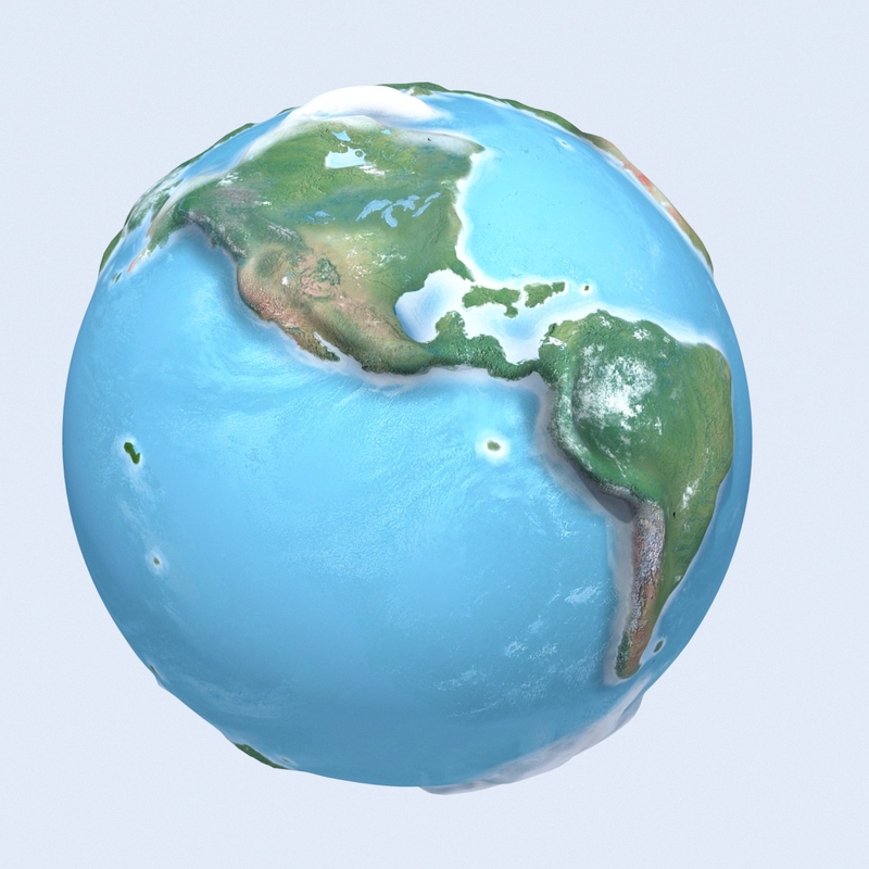 3D planet earth model - TurboSquid 1254373