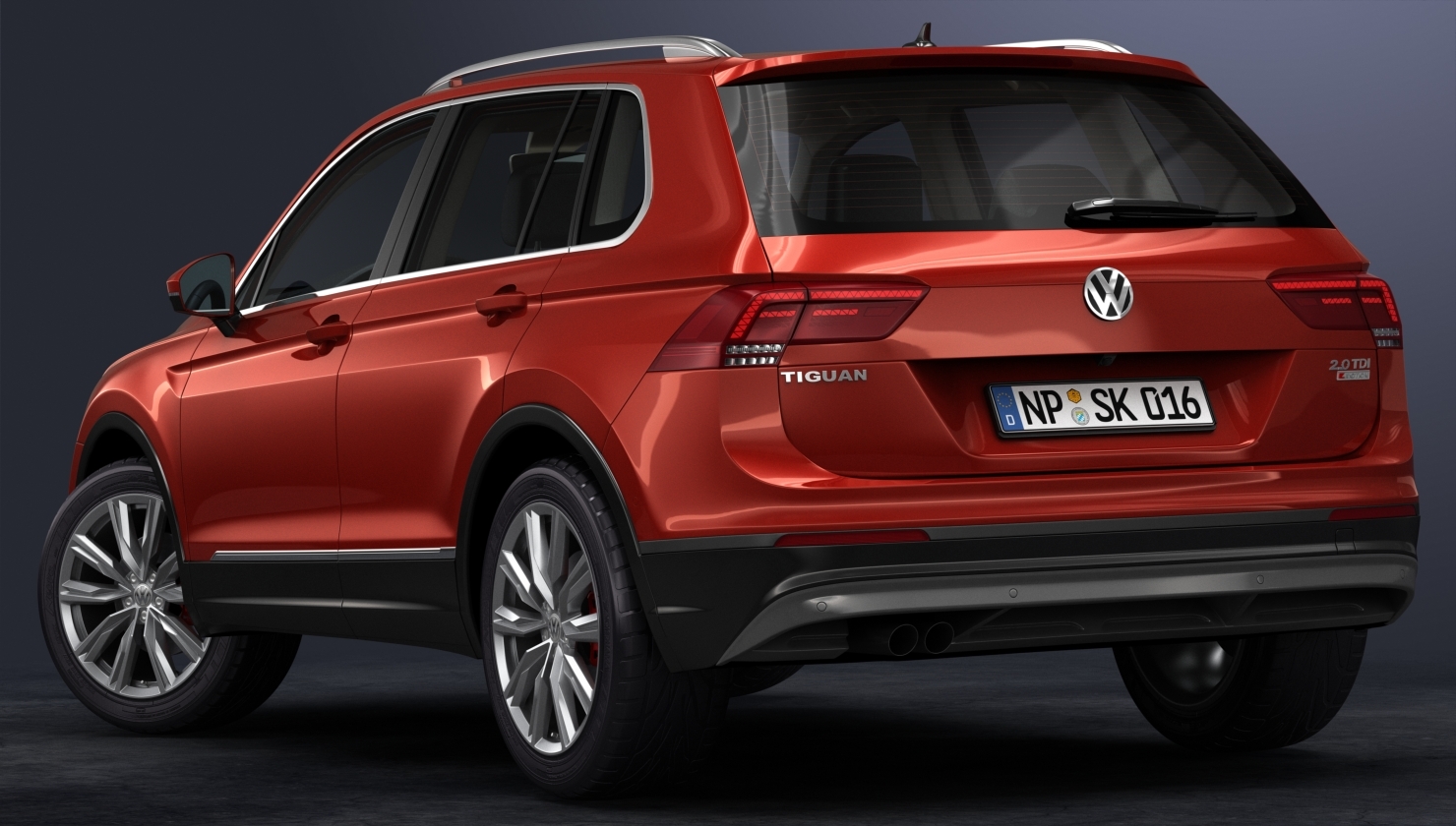 3d model 2017 tiguan