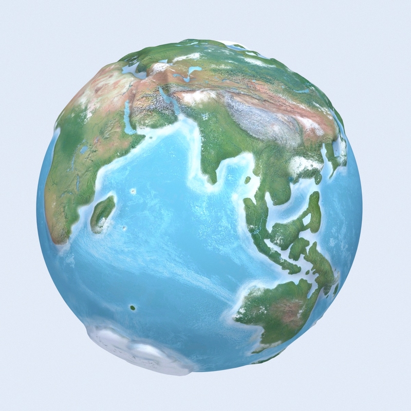 3D planet earth model - TurboSquid 1254373