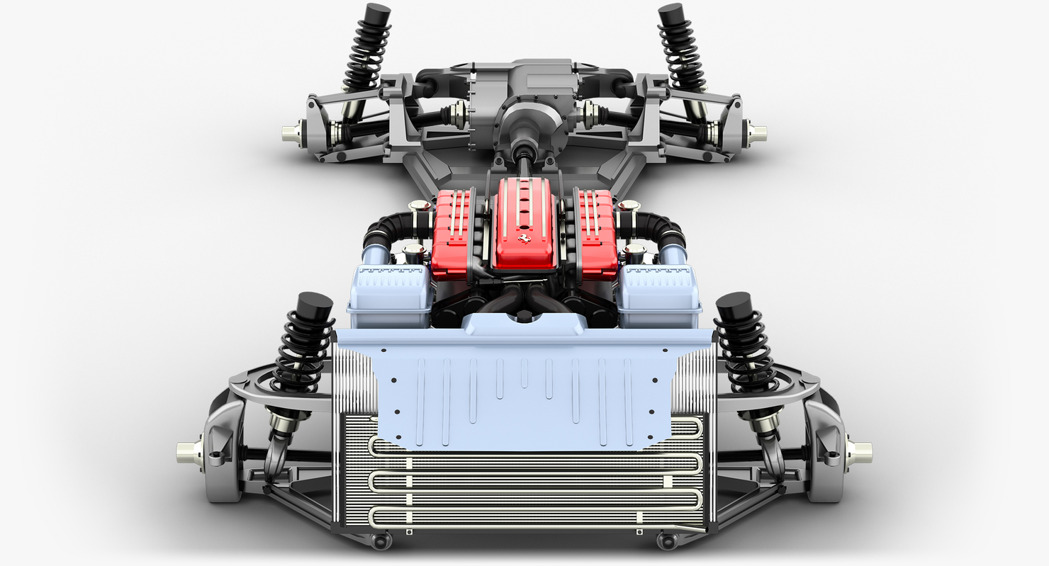 Chassis Ff Awd Tipo Model Turbosquid 1254404