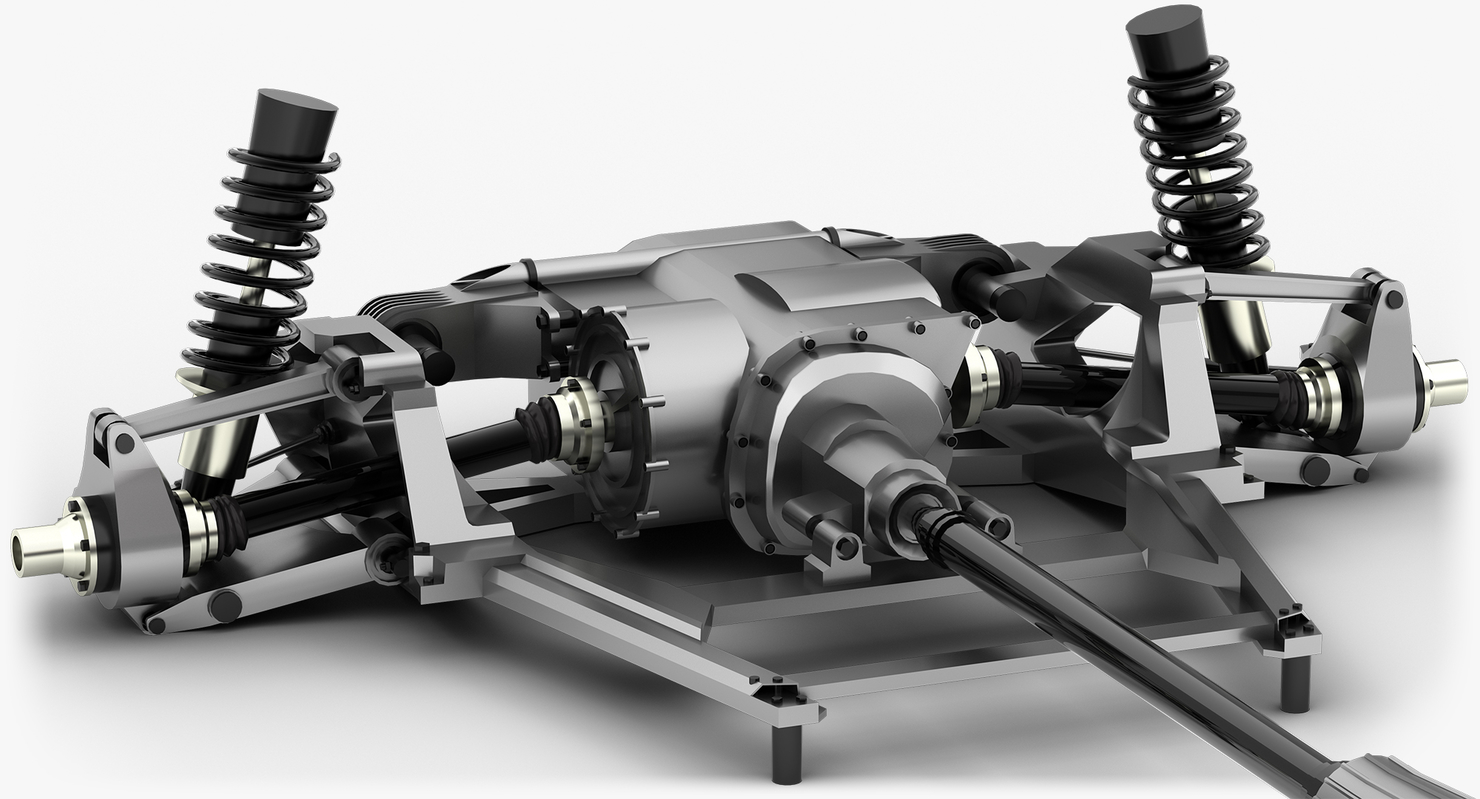 Chassis Ff Awd Tipo Model Turbosquid 1254404