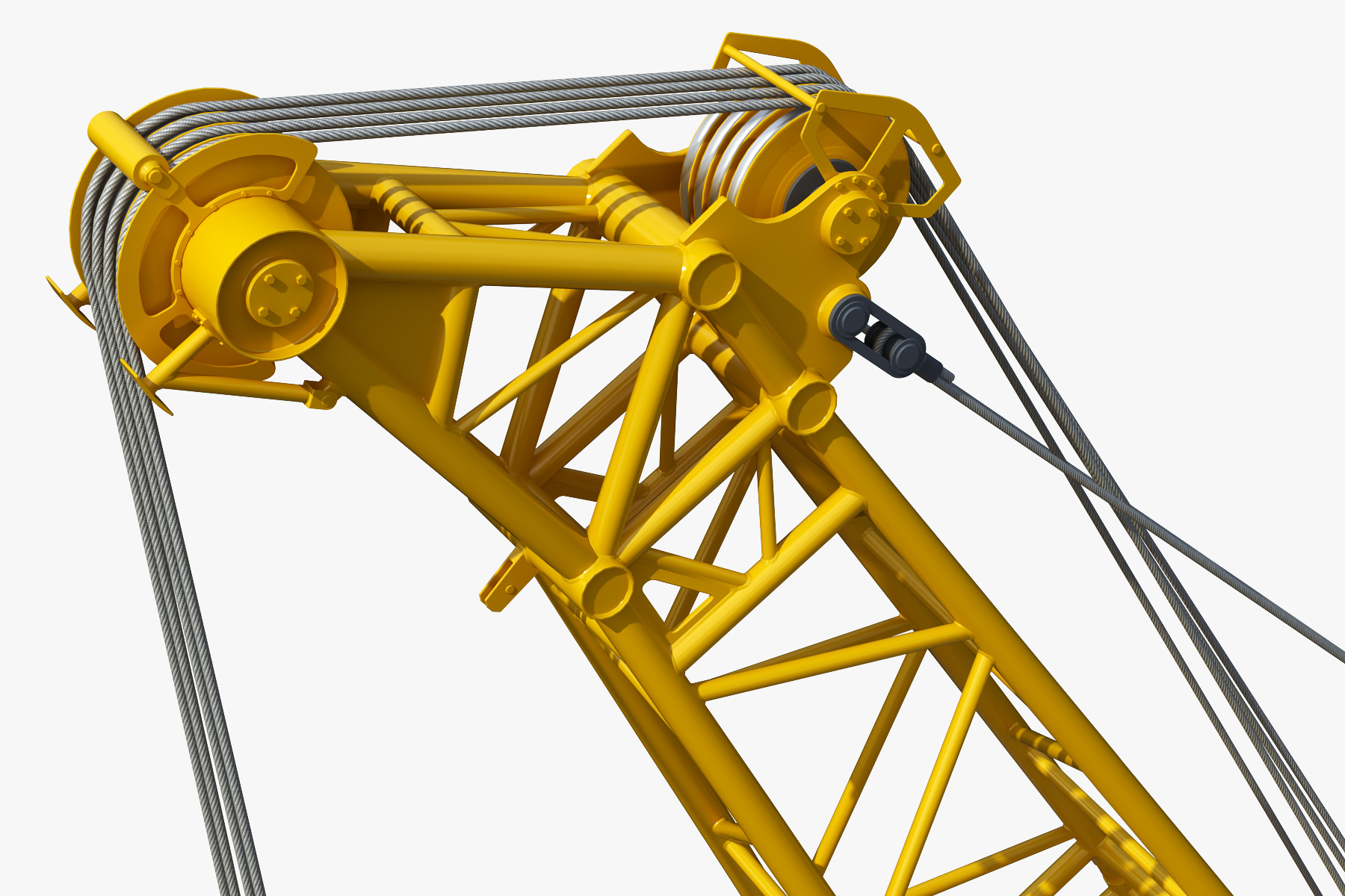 Liebherr mechanical cable clamshell 3D model - TurboSquid 1254422