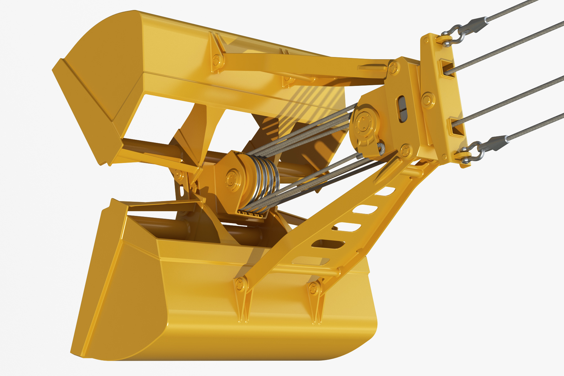 Liebherr mechanical cable clamshell 3D model - TurboSquid 1254422