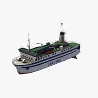 Car ferry 3D model - TurboSquid 1166581