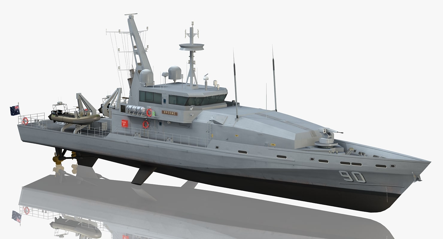 3D model hmas broome acpb 90 - TurboSquid 1254481