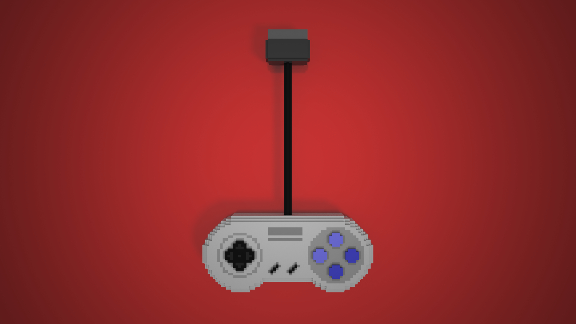 8-bit snes controller 3D model - TurboSquid 1255310