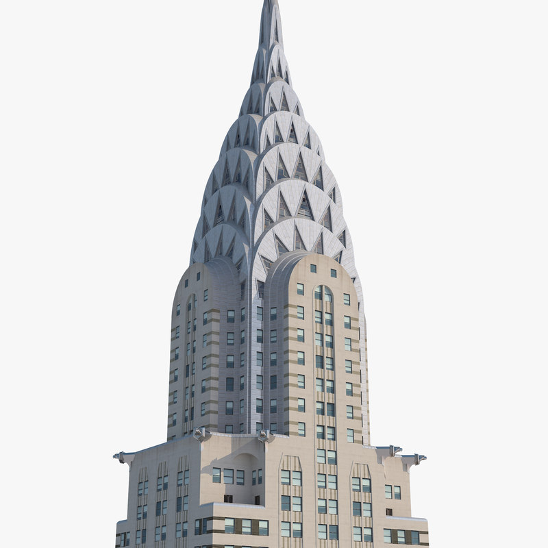 Chrysler building 3D model - TurboSquid 1254546
