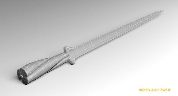 Tri-edge german dagger 3D - TurboSquid 1252524