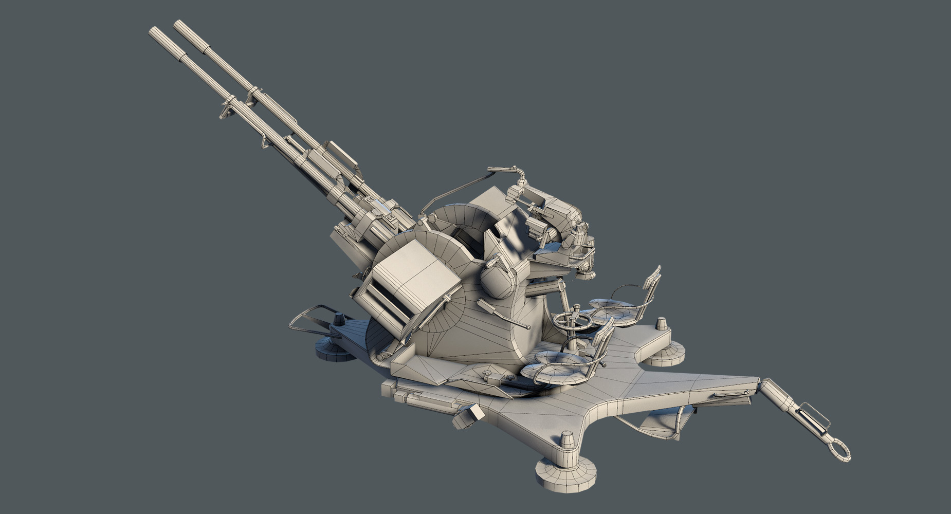 3D low-poly army truck ural-375 - TurboSquid 1254971