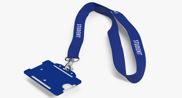 Student id card holder 3D model - TurboSquid 1255698