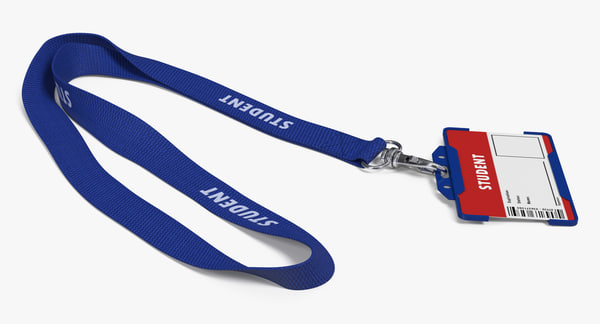 Student id card holder 3D model - TurboSquid 1255698