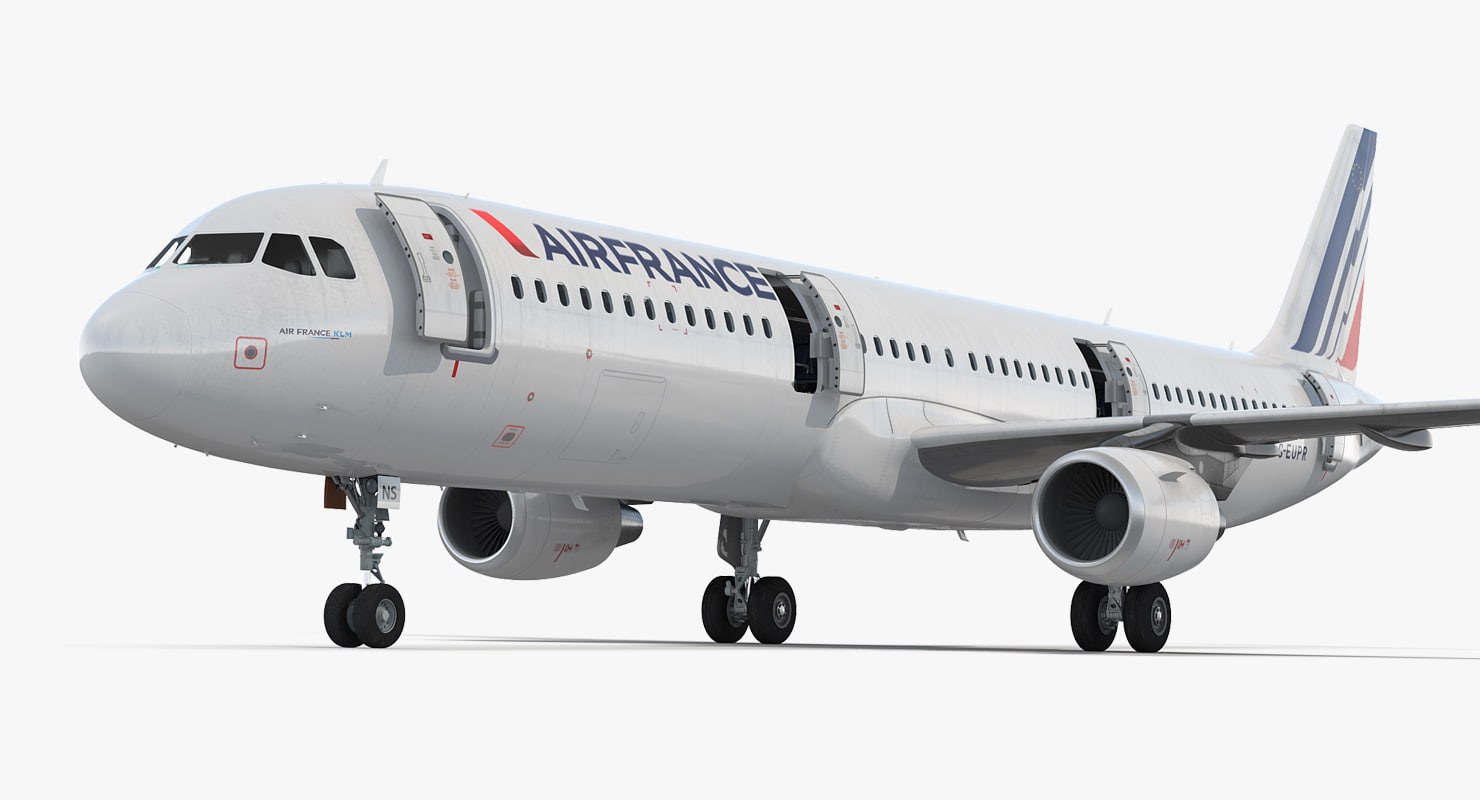 3D model airbus a321 air france - TurboSquid 1255217
