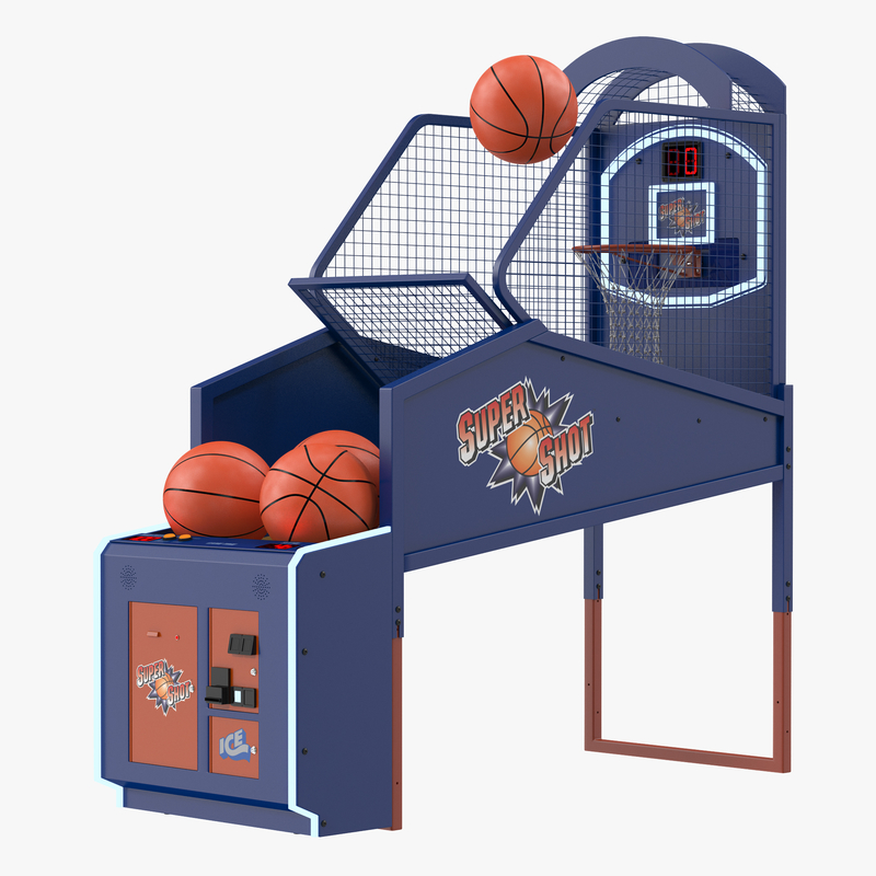Arcade basketball machine balls 3D model - TurboSquid 1255238