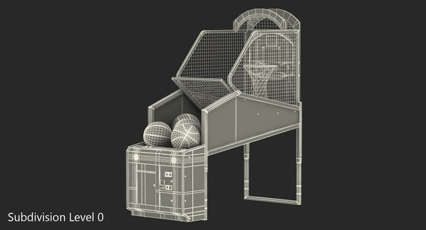 Arcade basketball machine balls 3D model - TurboSquid 1255238