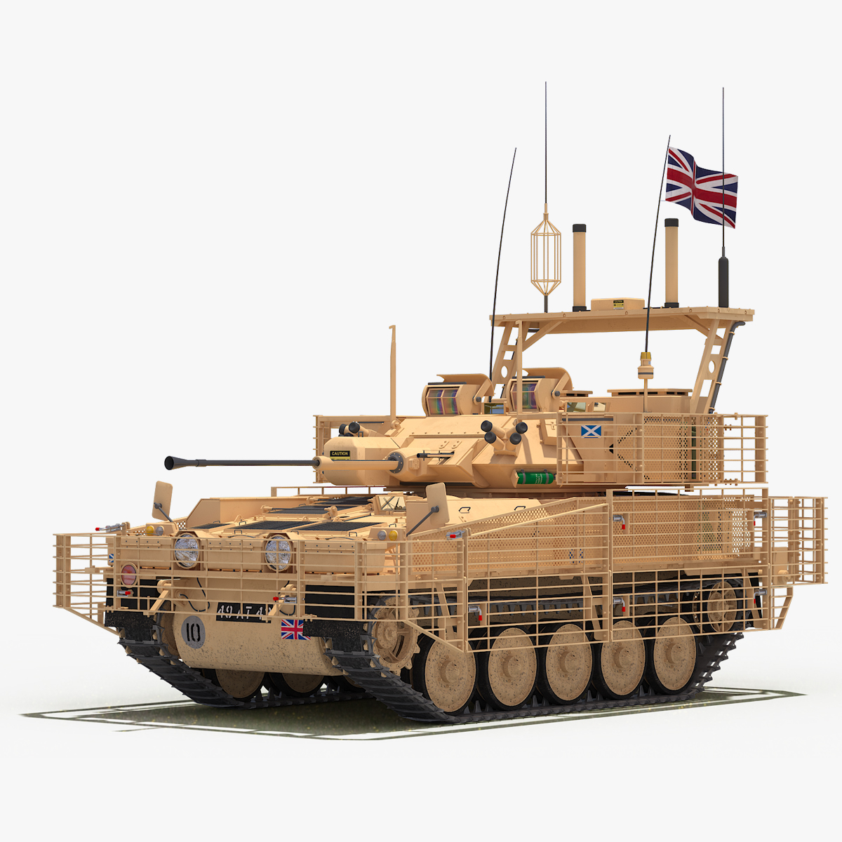 Cvr t fv107 scimitar 3D model - TurboSquid 1255094
