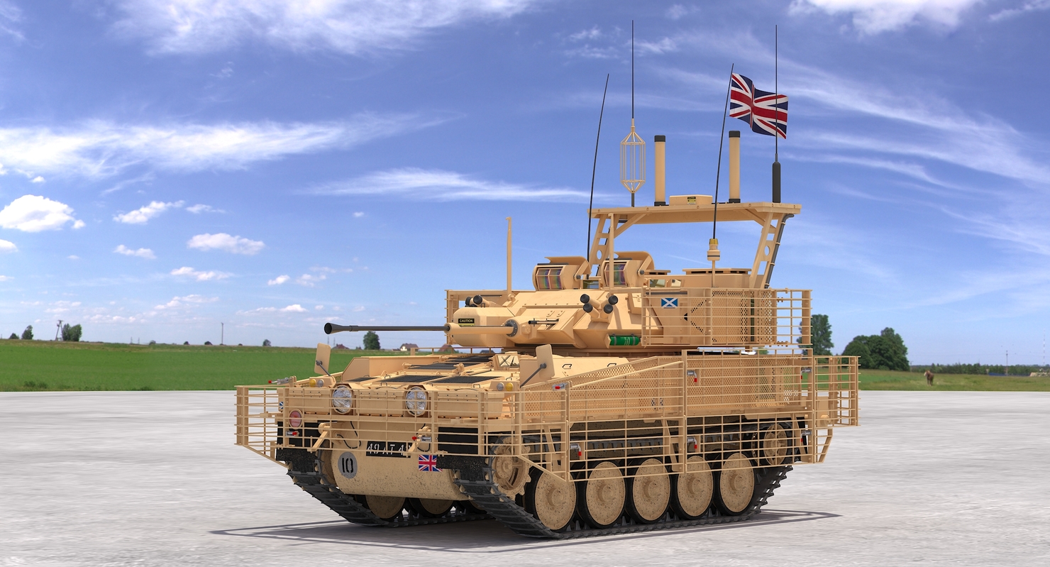 Cvr t fv107 scimitar 3D model - TurboSquid 1255094