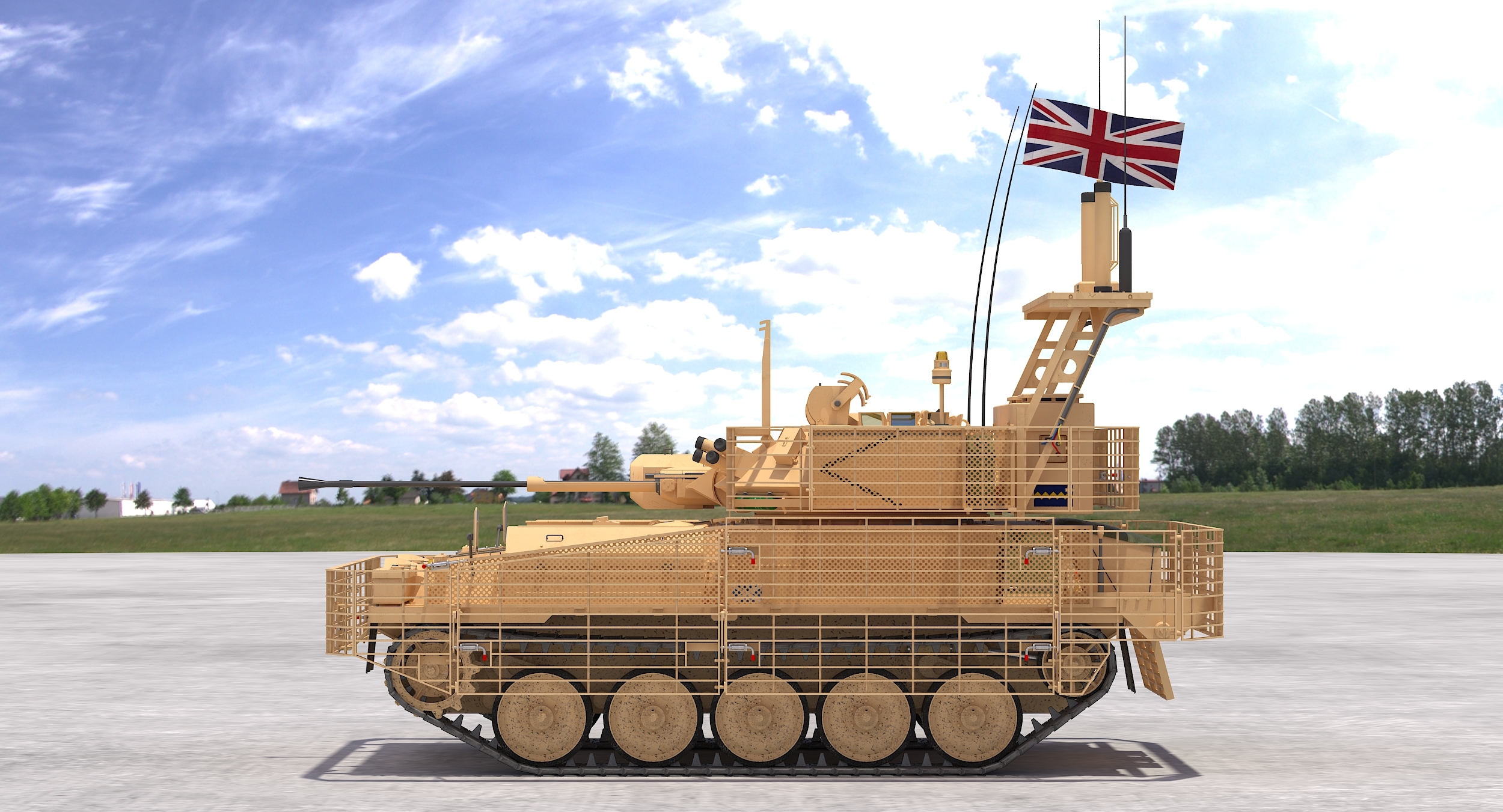 Cvr t fv107 scimitar 3D model - TurboSquid 1255094