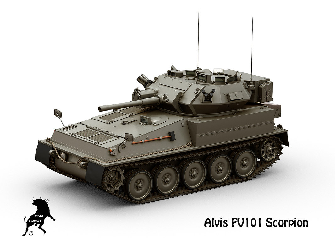 3D alvis fv101 scorpion model - TurboSquid 1255263