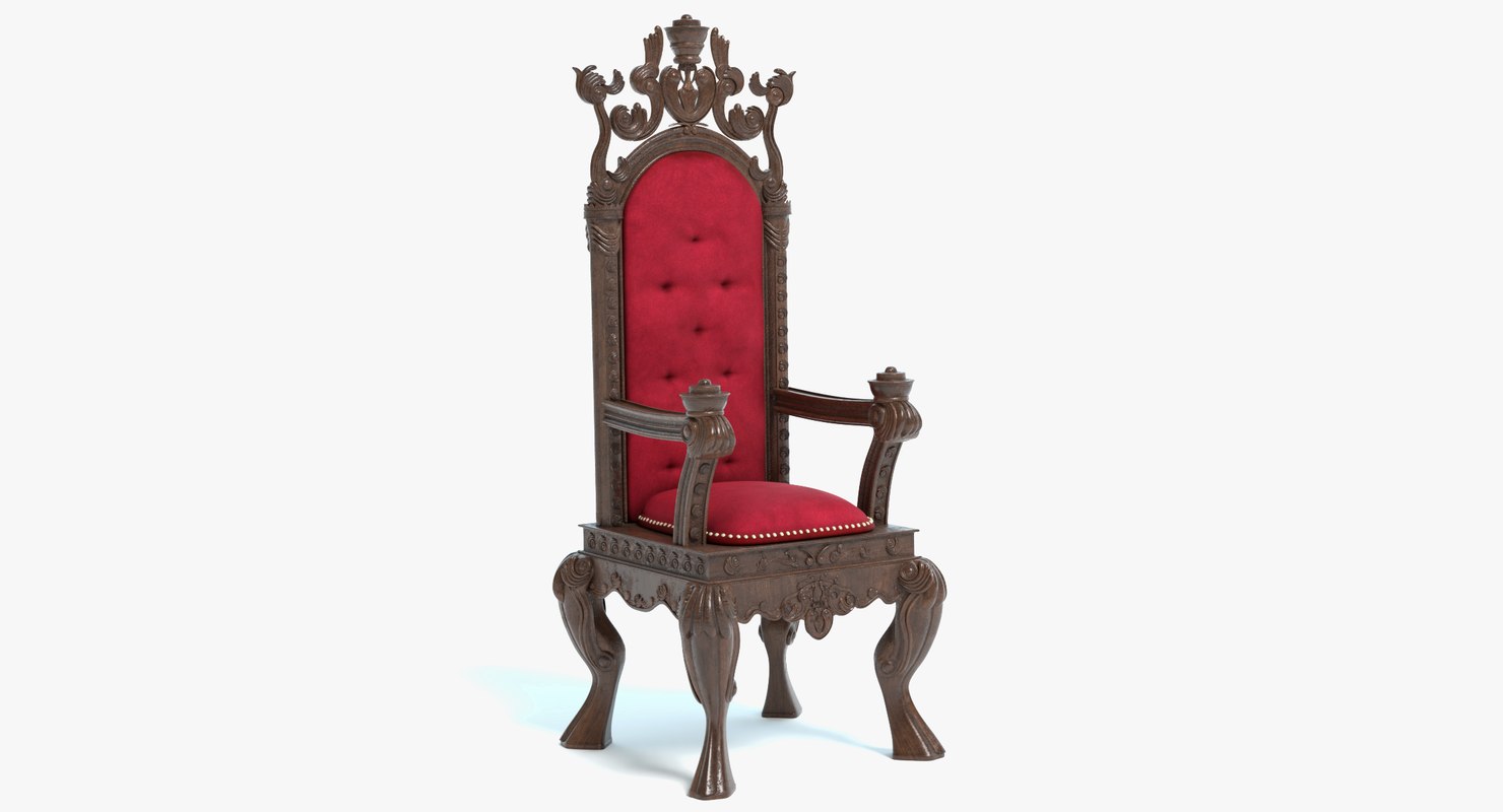 Throne chair 3D model - TurboSquid 1255296