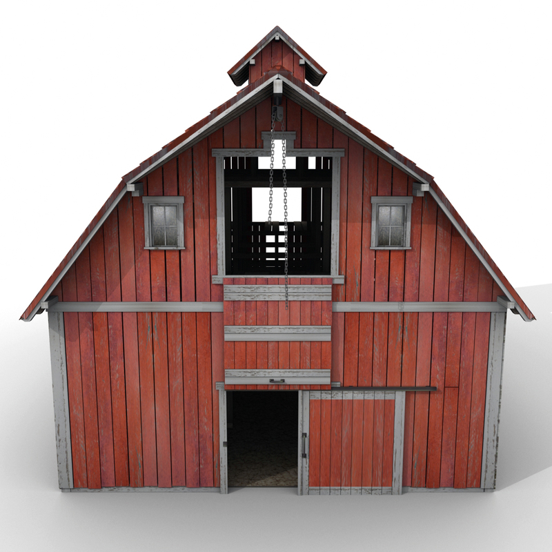3D farm buildings model - TurboSquid 1255468