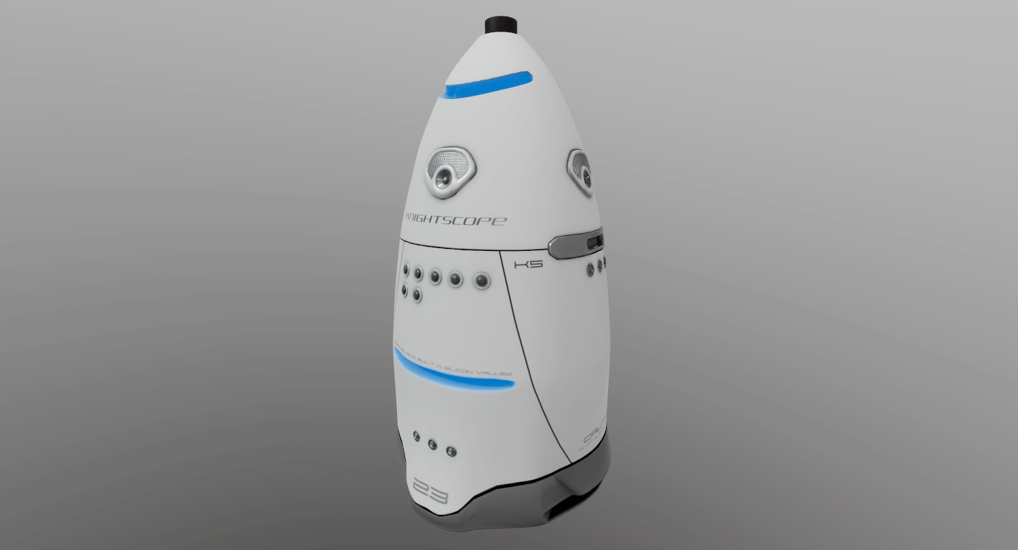 3D robot k5 knightscope model - TurboSquid 1255462