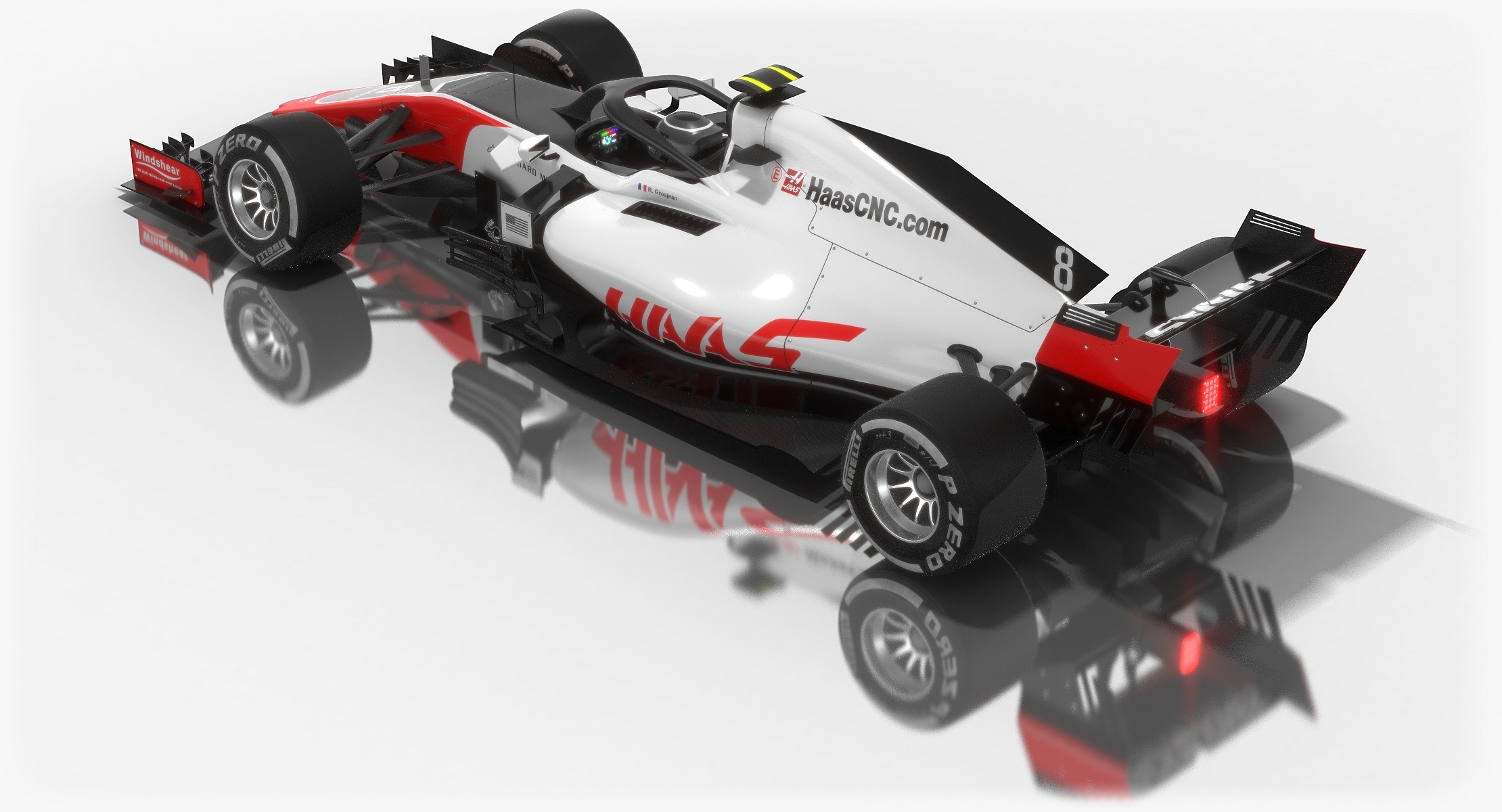 하스 VF-18 포뮬러 1 카 시즌 2018 3D 모델 - TurboSquid 1255484