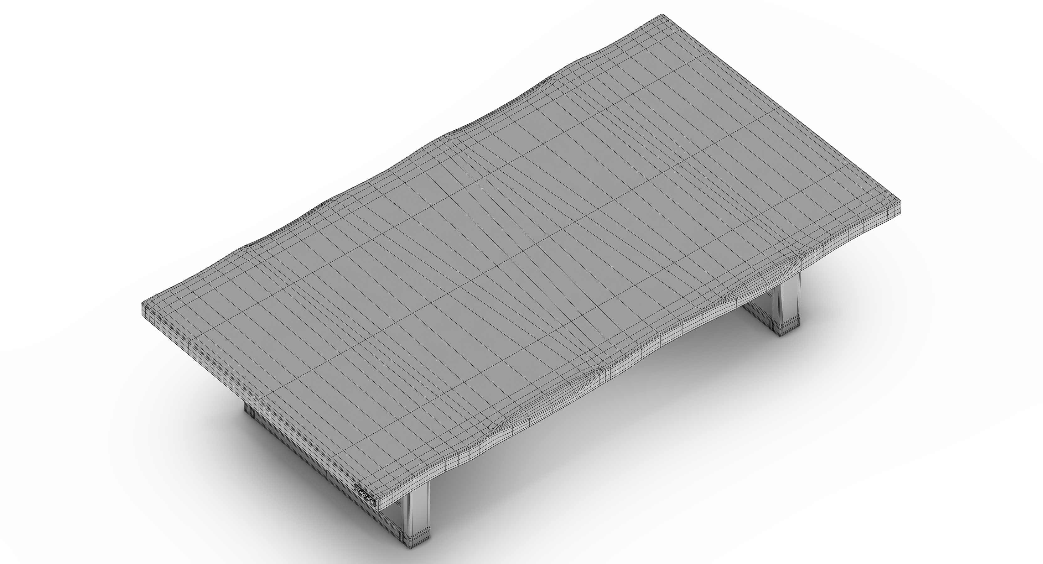 3D xooon vision saloon table model - TurboSquid 1255567