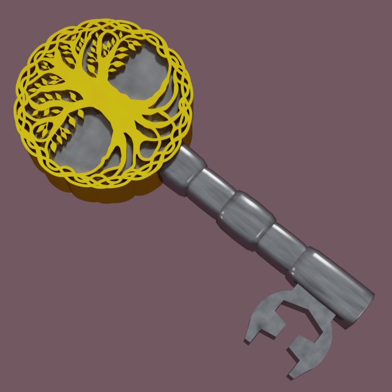 3D fantasy key model - TurboSquid 1255607
