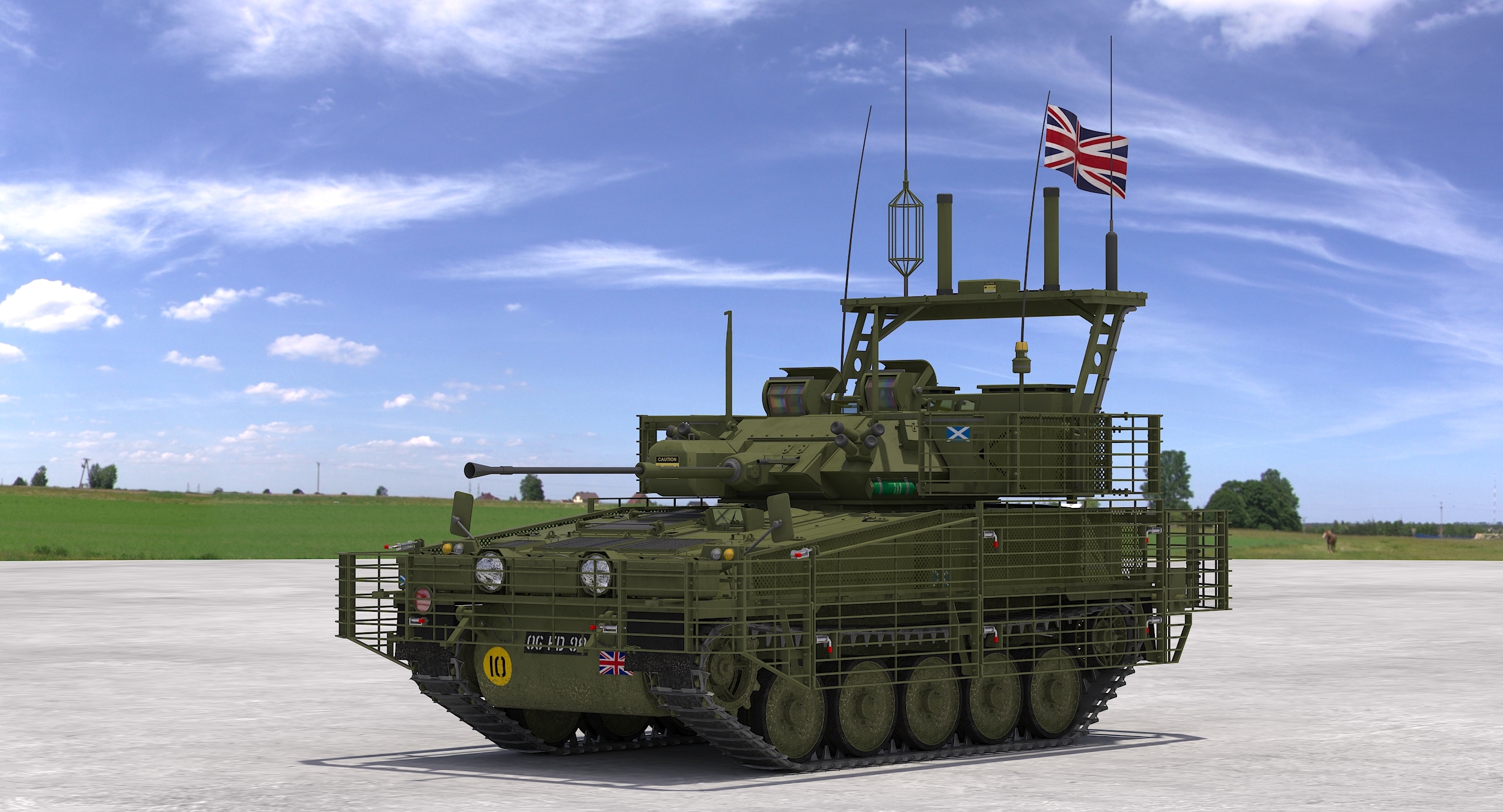 3D cvr t fv107 scimitar model - TurboSquid 1255713