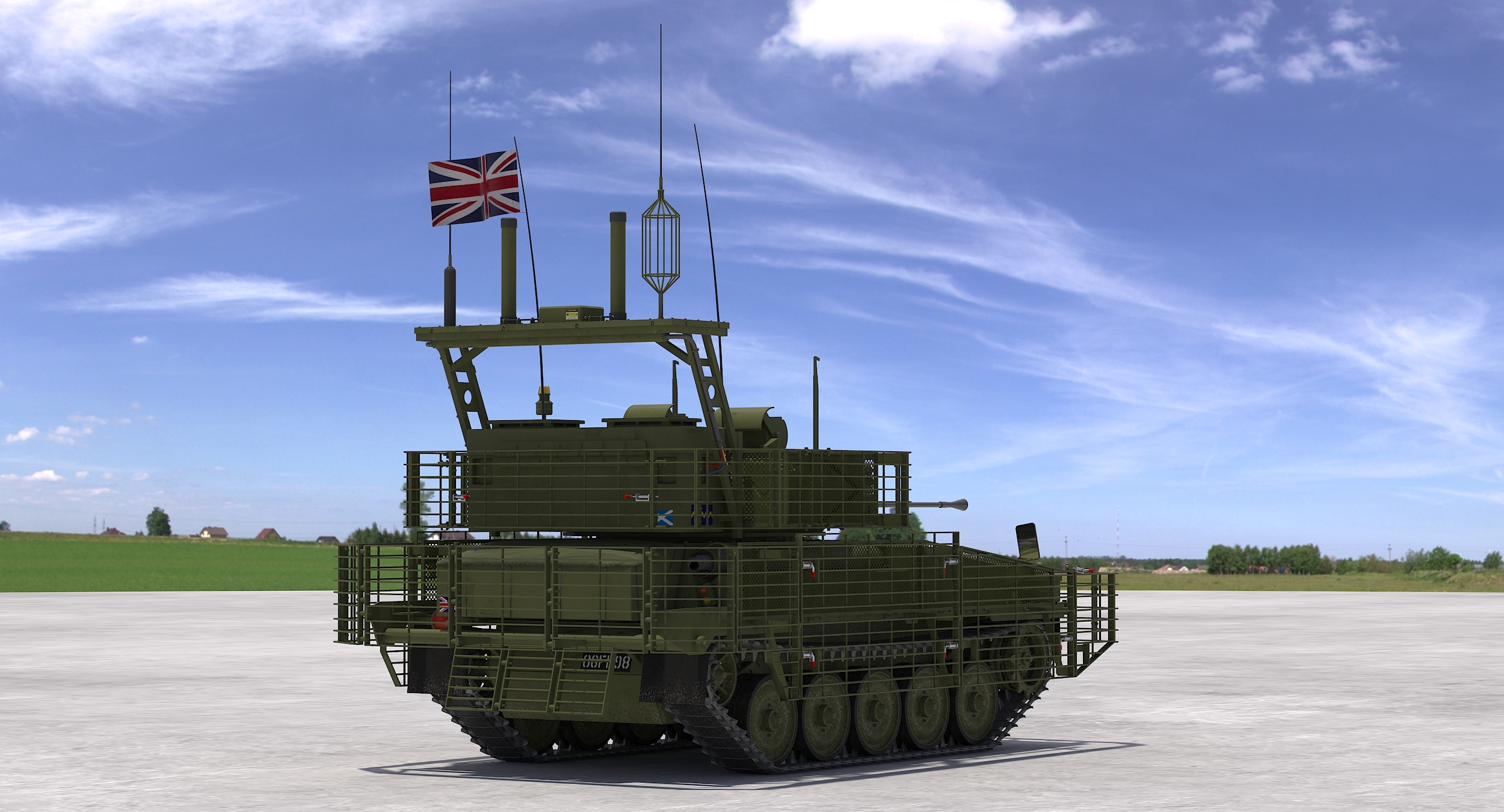 3D cvr t fv107 scimitar model - TurboSquid 1255713