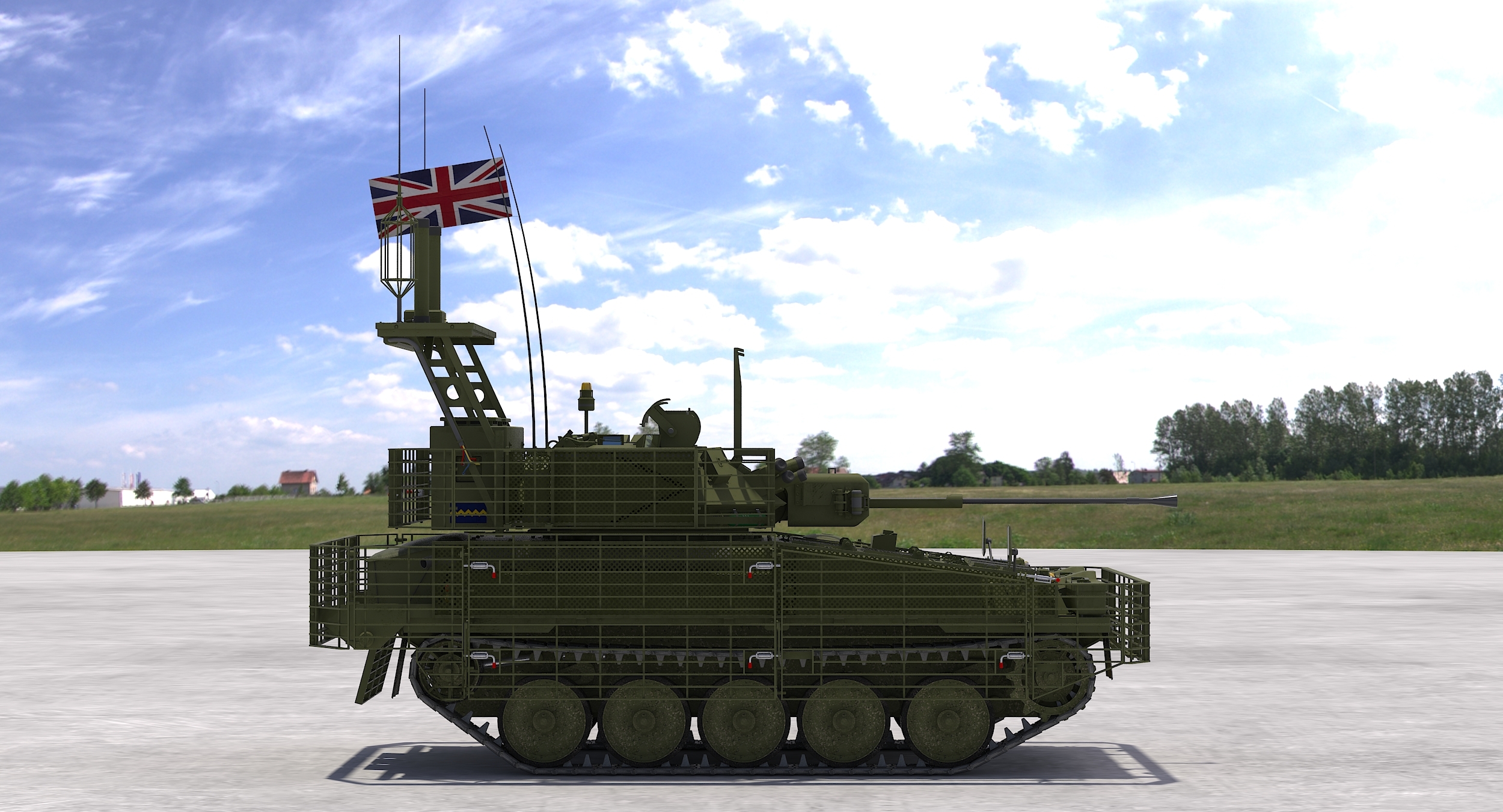 3D cvr t fv107 scimitar model - TurboSquid 1255713