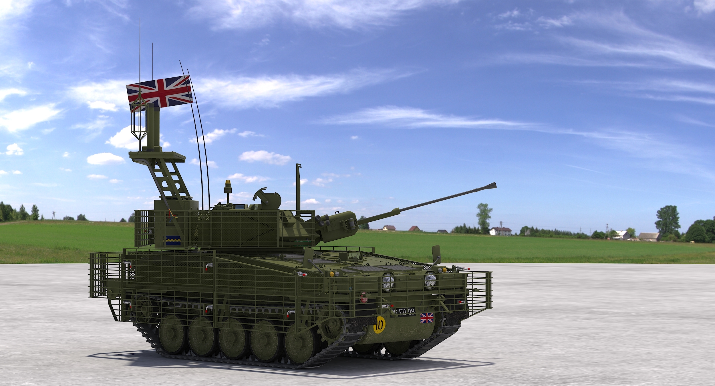 3D cvr t fv107 scimitar model - TurboSquid 1255713