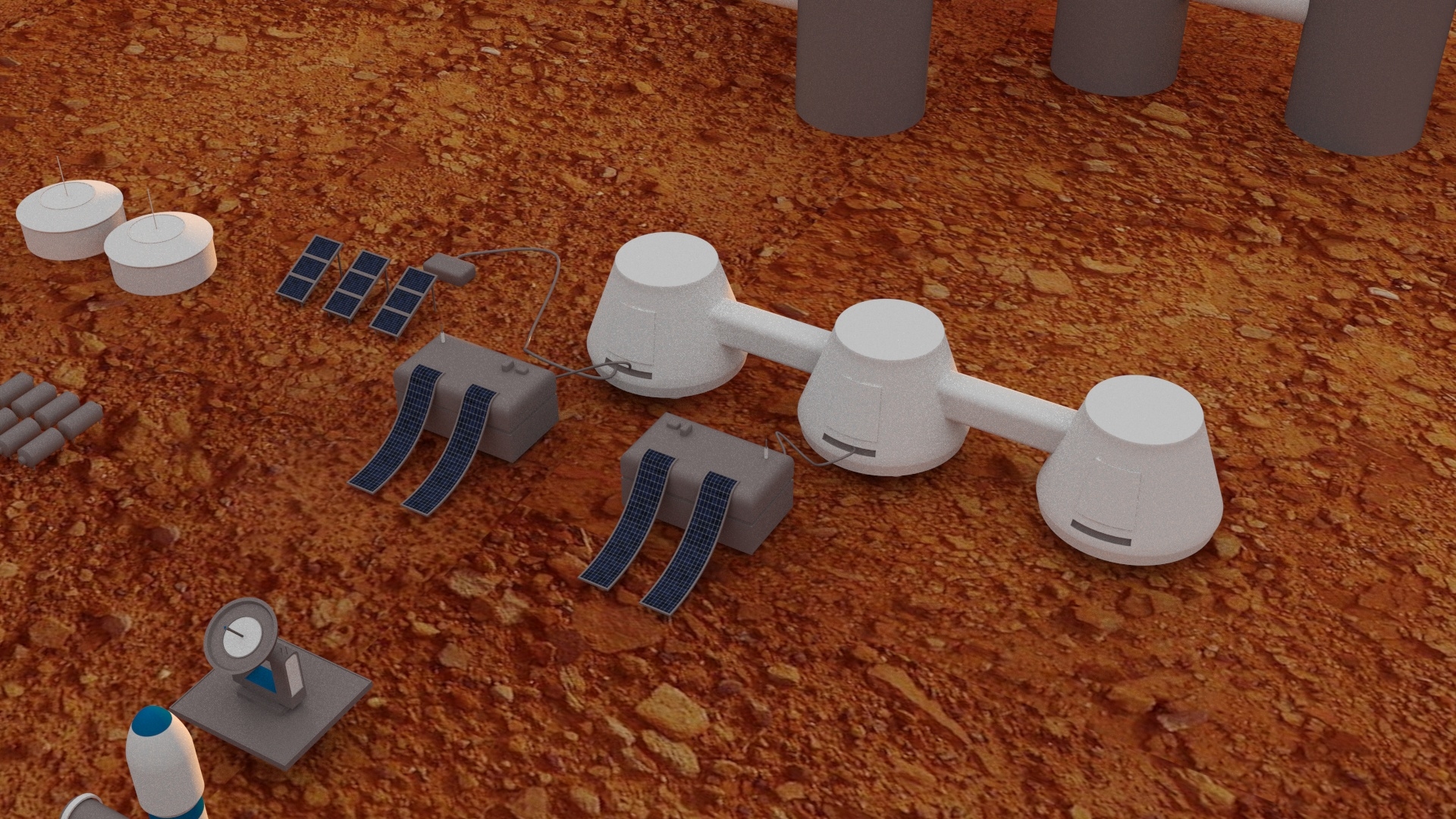 3D mars colony model - TurboSquid 1255871