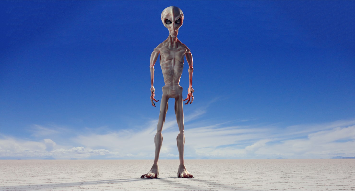 3D alien - TurboSquid 1256080